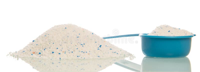 Washing Powder in Measuring Cup Stock Image - Image of hygiene ...