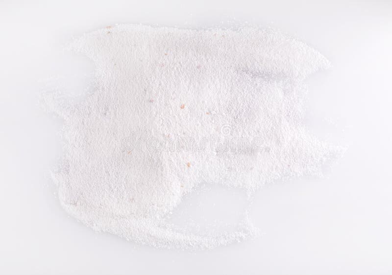 The Washing Powder Pile Isolated on White Background Stock Photo ...