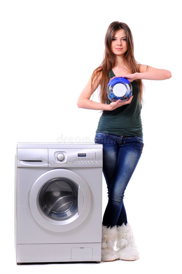 Washing stock photo. Image of housewife, background, beautiful - 33577706
