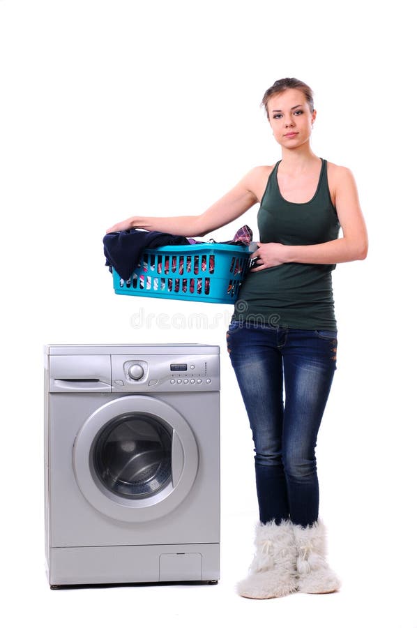 Washing stock photo. Image of hamper, laundry, happy - 33577828