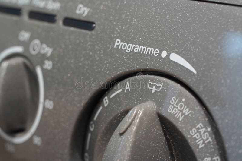 Washing programme stock photo. Image of programme, dials - 1814954