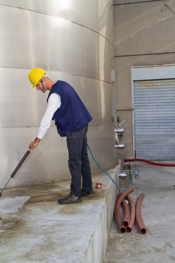 Washing site stock image. Image of spay, laborer, cleaning - 69398065