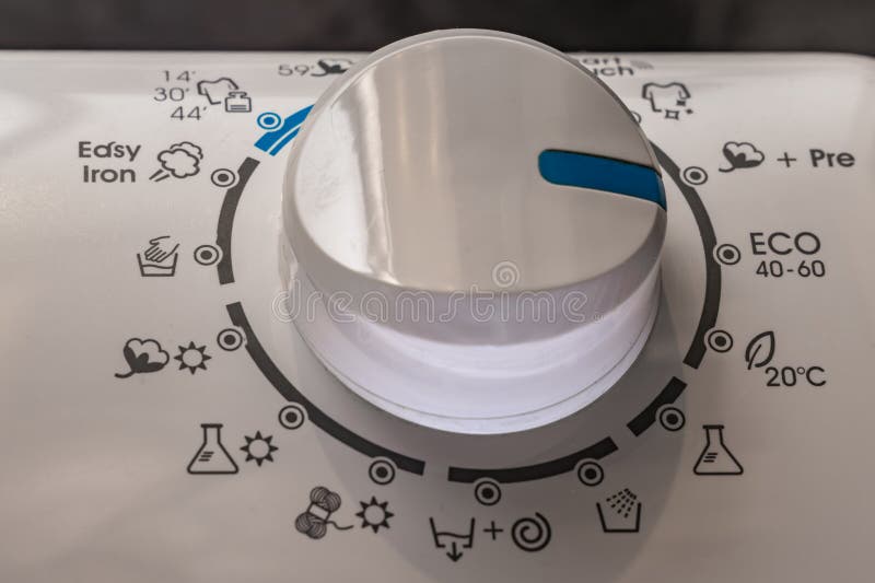 Washing in a Washing Machine, Ecological Program, Saving Energy and ...