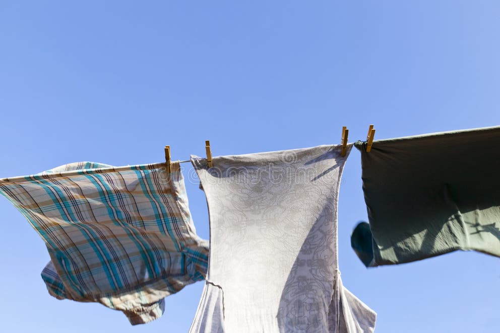 Washing on a Windy Day stock photo. Image of wind, washing - 22320900
