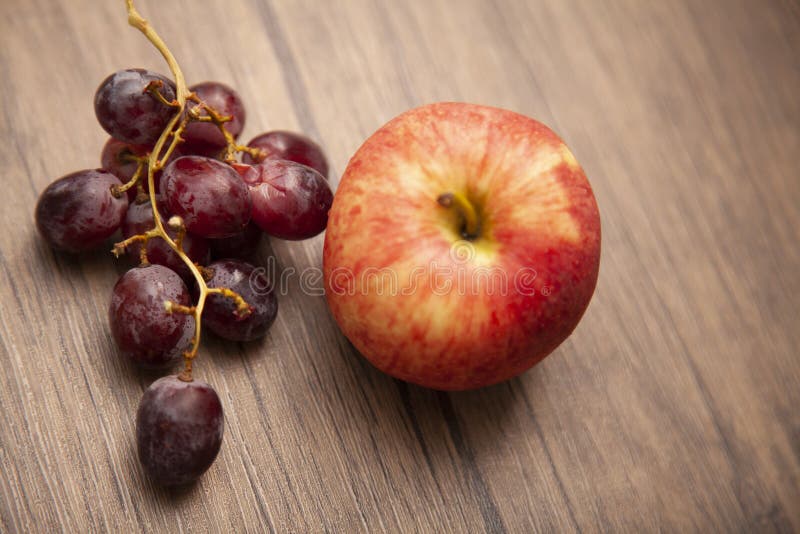 Apples and Grapes stock image. Image of gastronomy, fruit - 207781683