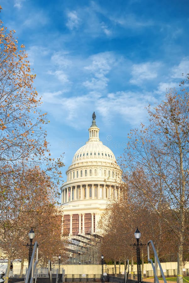 Washington Capitol Building in Washington DC. Government Building on ...