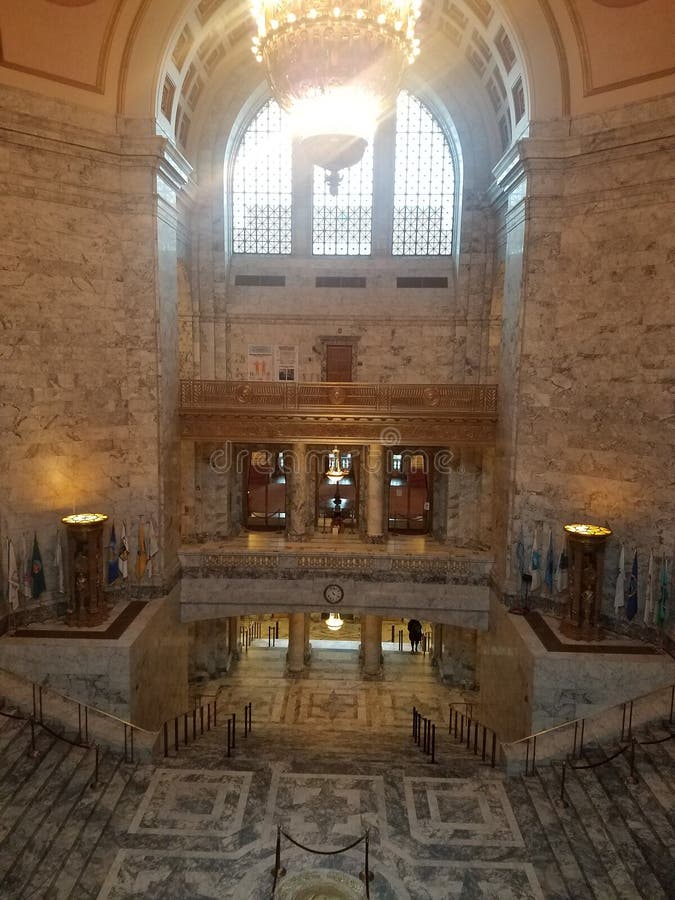 Washington Capitol Building Granite Walls State Capital Stock Image ...