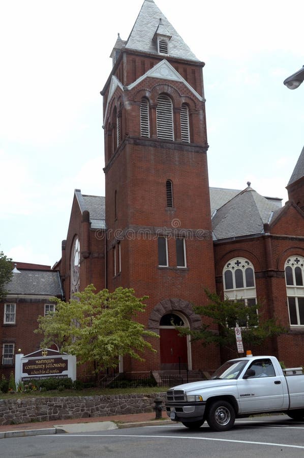 Community Church in Washington, DC Editorial Stock Photo - Image of ...