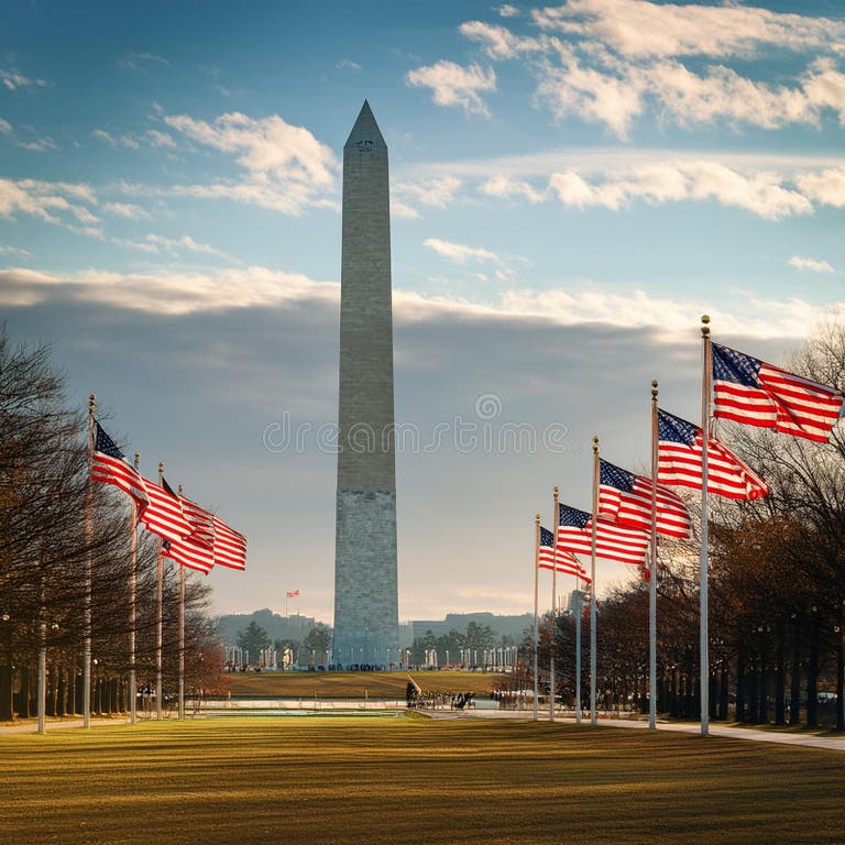 Washington DC, AI Generated Image Stock Illustration - Illustration of ...
