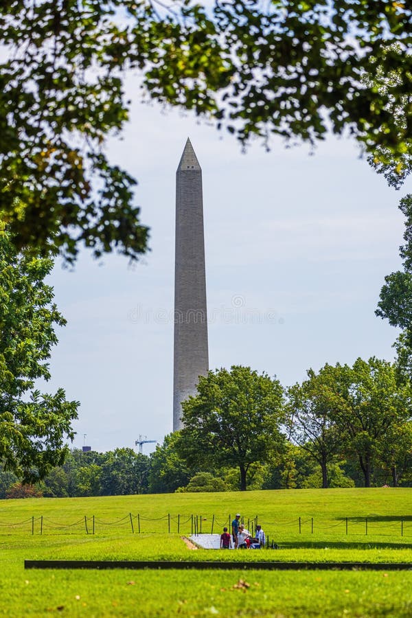 WASHINGTON DC - AUGUST 15, 2021: The George Washington Monument At ...