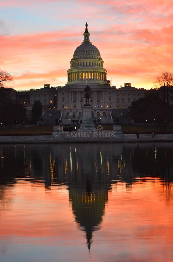 United States Capitol Building in Washington, DC Stock Image - Image of ...