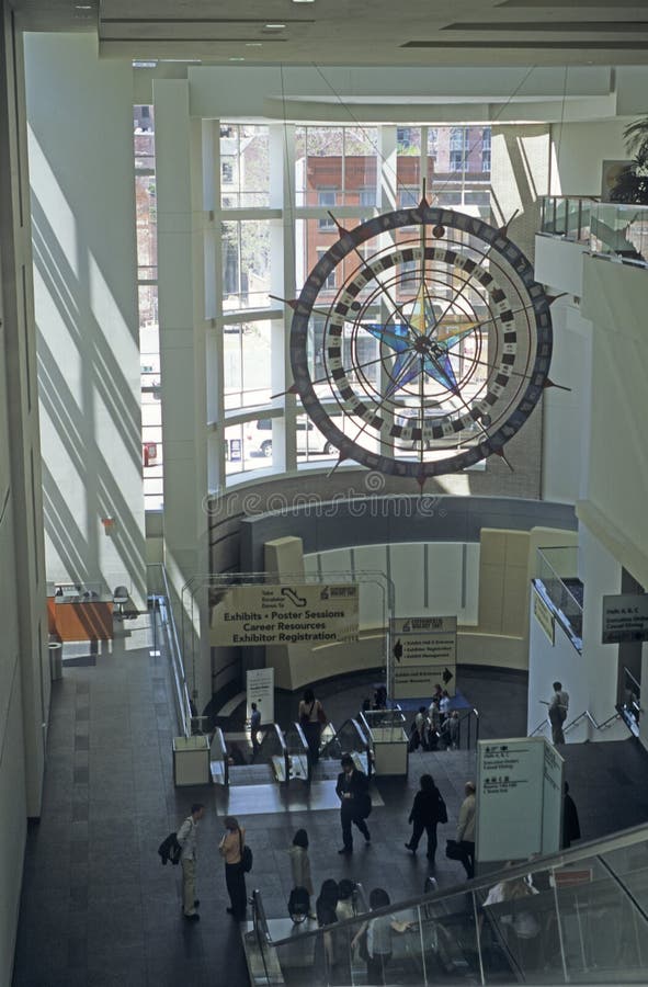 Washington DC Convention Center Interior Editorial Stock Image - Image ...
