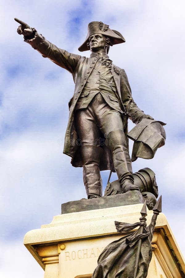 Washington DC Del Parque De General Rochambeau Statue Lafayette Imagen ...