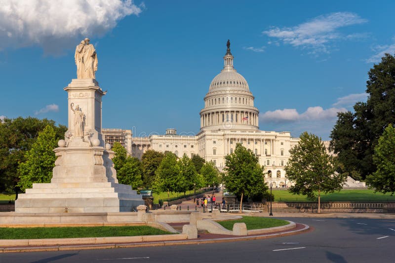 Washington DC, El Capitolio De Estados Unidos En Capitol Hill Imagen de ...