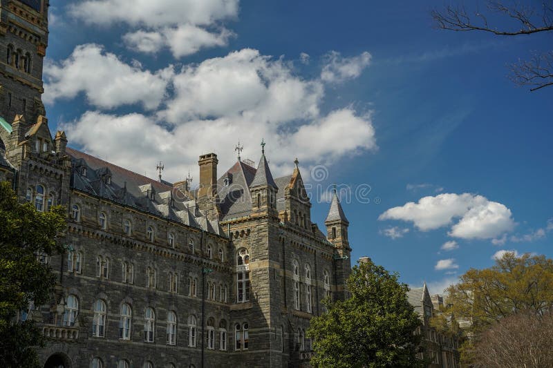 Smithsonian Castle Mall of Washington Dc Building Stock Photo - Image ...