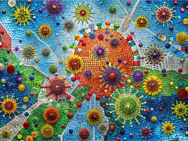 Washington DC Infectious Disease Spread Visualization a Mosaic Map ...