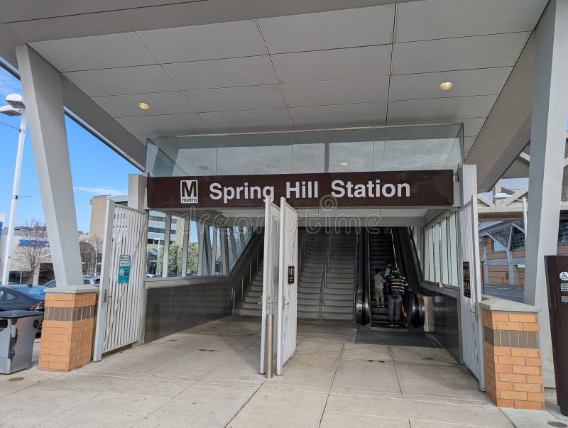 Washington Dc Metro Spring Hill Station Stock Photos - Free & Royalty ...