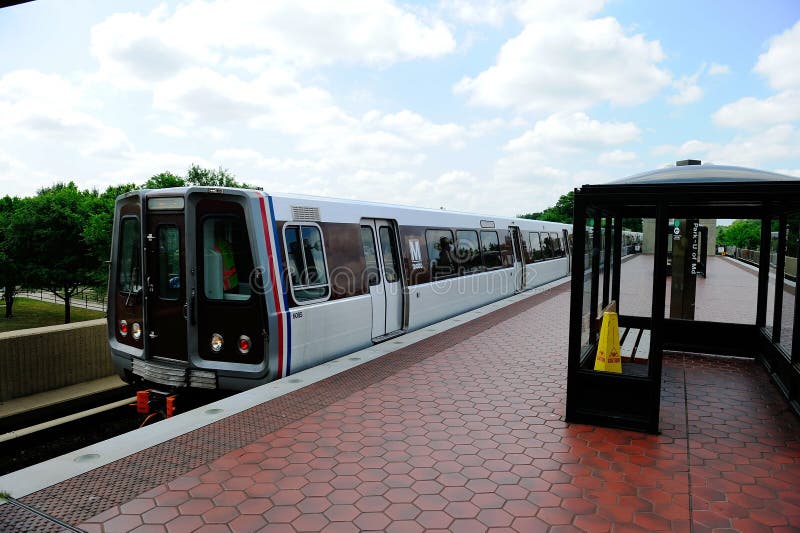 Washington DC Metro Train stock photo. Image of rail - 34806714
