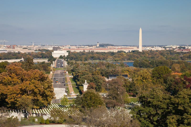 Washington DC panorama stock photo. Image of cheery, background - 8822040