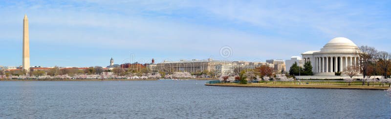 Washington DC stock image. Image of cherry, memorial - 13936377