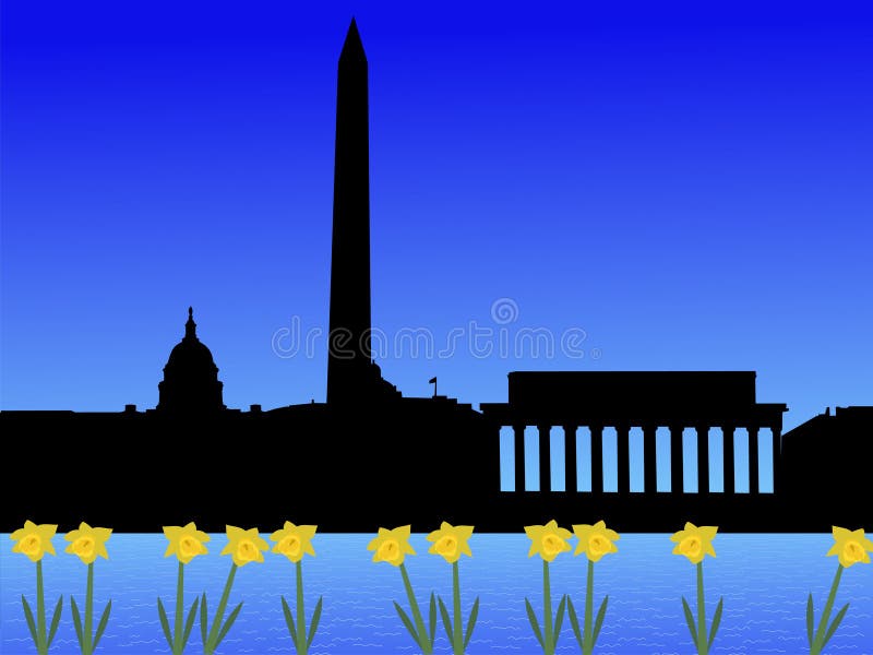 Washington DC skyline stock vector. Illustration of cityscape - 3660377