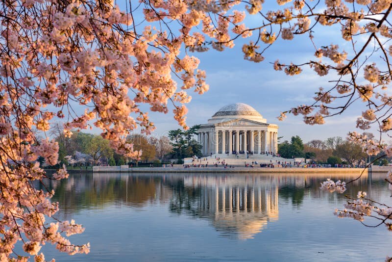 Washington DC in Spring stock image. Image of river - 110540983
