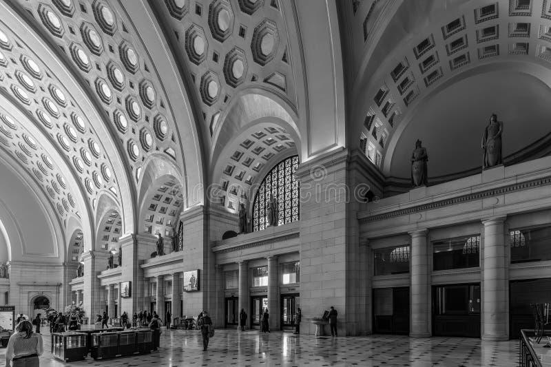 The View of the Historic Great Hall of Washington Union Station ...