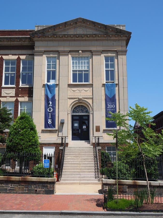 Holy Trinity School Georgetown. Editorial Stock Photo - Image of ...