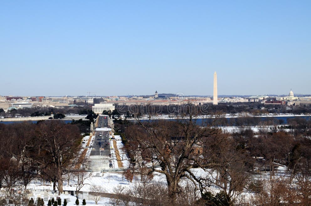 Washington DC in winter stock image. Image of landscape - 20342117