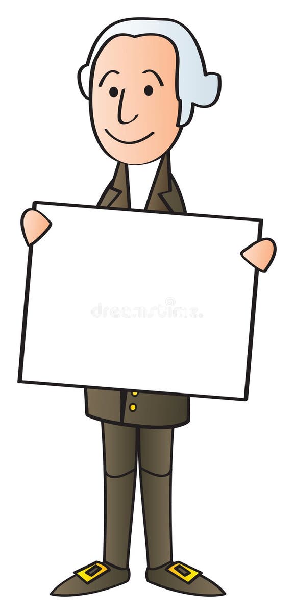 George Washington Cartoon Stock Illustrations – 223 George Washington ...