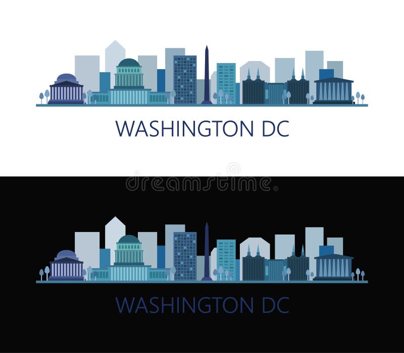 Washington Icon Illustrated in Vector on White Background Stock ...