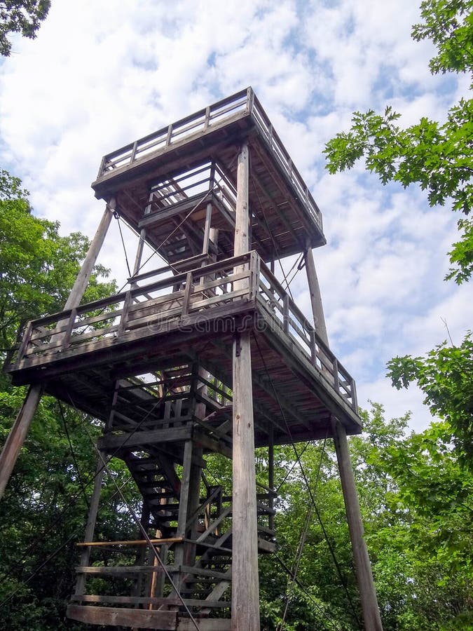 Washington Island Fire Tower Immagine Stock - Immagine di oggetto ...