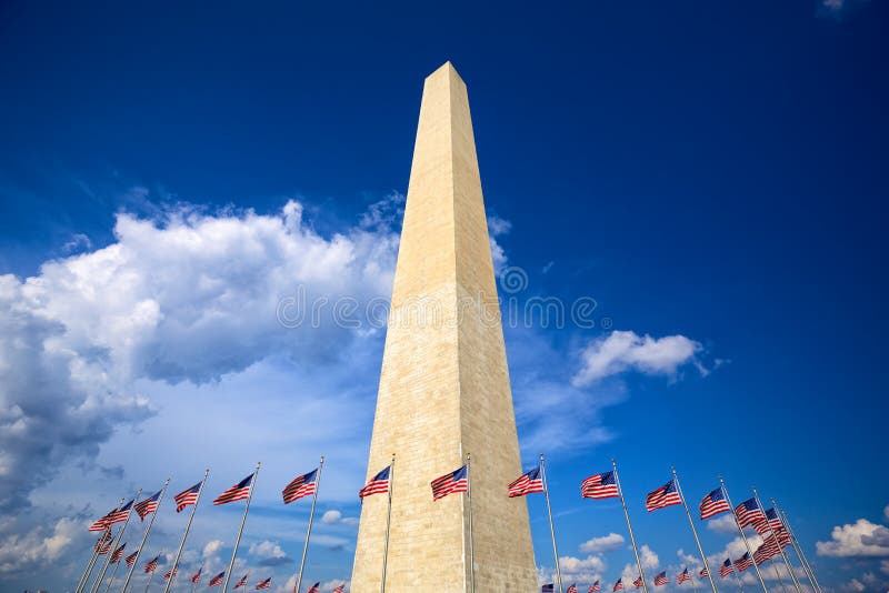 Washington Monument stock photo. Image of landmark, patriotic - 48352170