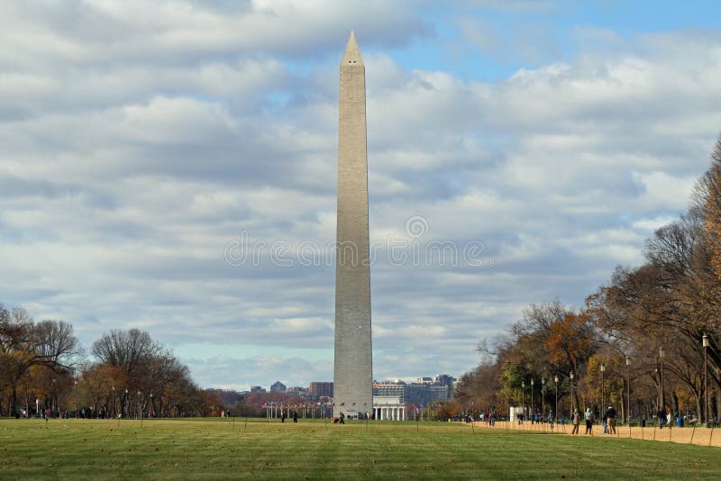 Washington Monument and Capitol Mall DC 0282 Stock Photo - Image of ...