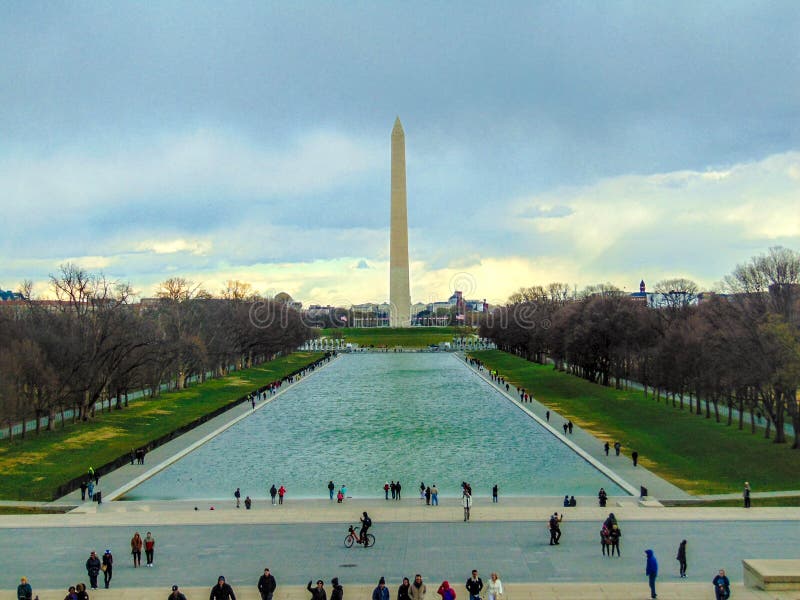Washington Monument from Lincoln Editorial Photo - Image of monument ...