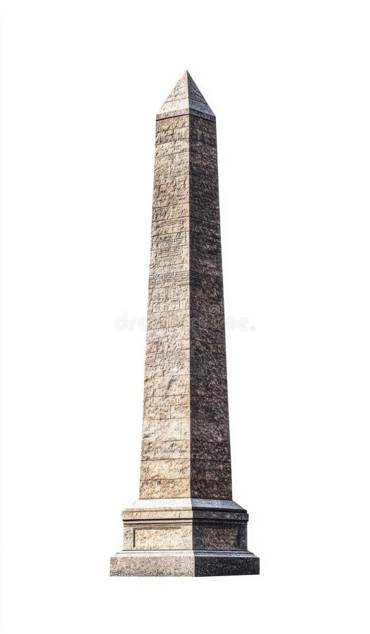 The Washington Monument Located in Washington DC, USA is Cut Out on a ...