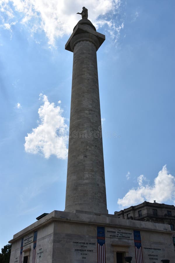 Washington Monument in Baltimore, Maryland Editorial Stock Photo ...