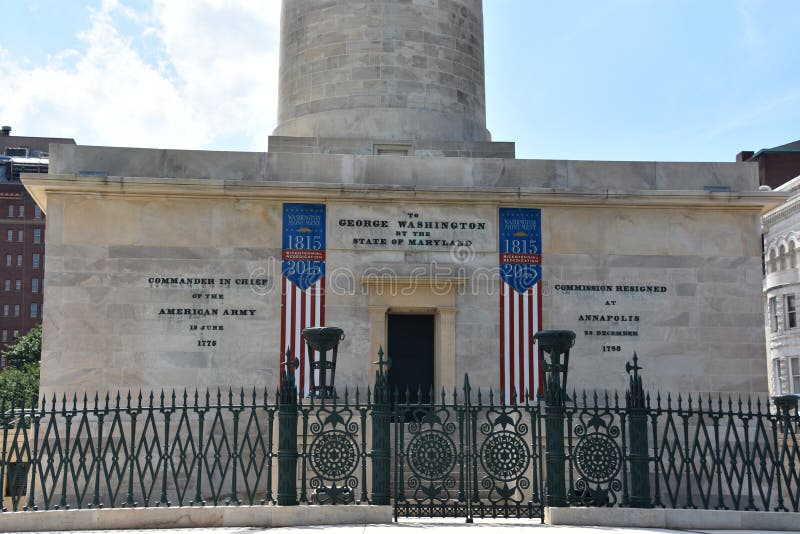 Washington Monument in Baltimore, Maryland Editorial Photography ...