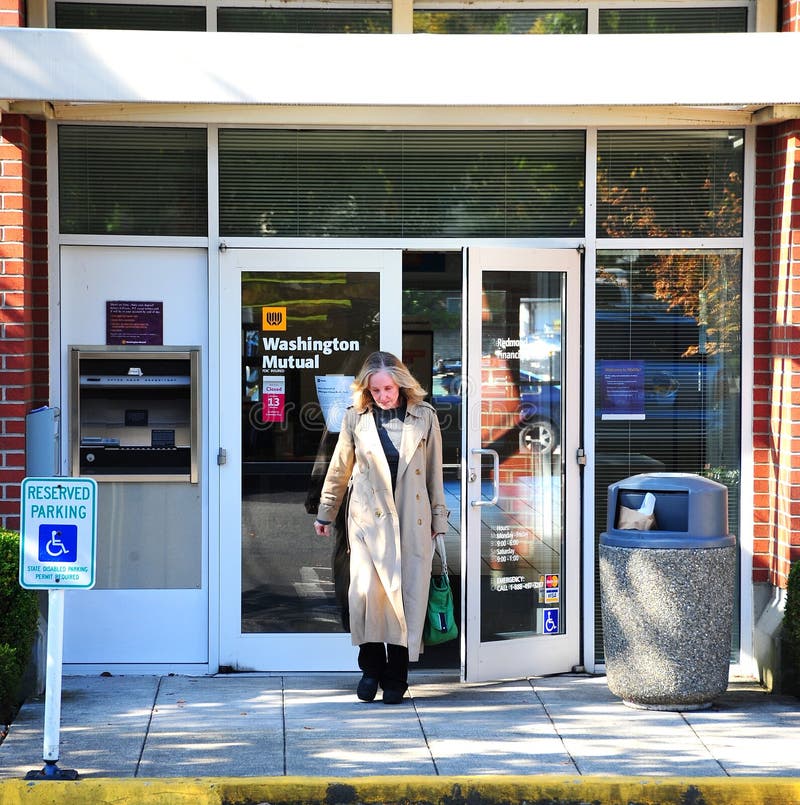 Washington Mutual Bank Failure. Editorial Image - Image of savings ...