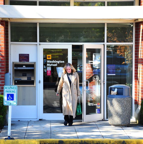 Washington Mutual Bank Failure. Editorial Image - Image of savings ...