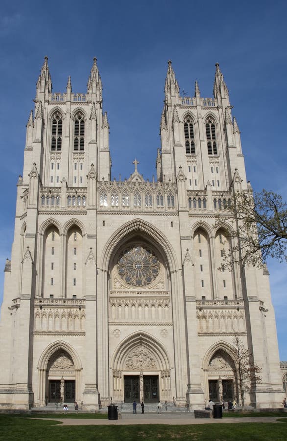 Washington National Cathedral Stock Photo - Image of exterior ...