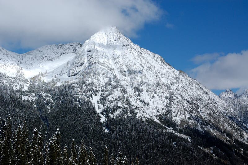 Washington Pass stock photo. Image of hill, white, pass - 3360774