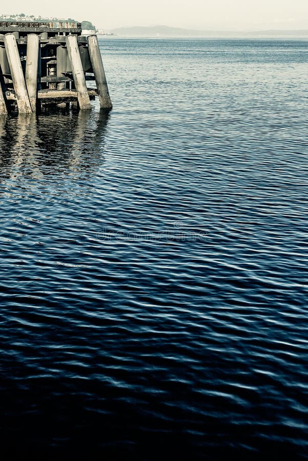 Washington State - Seattle Pier Stock Image - Image of ocean ...
