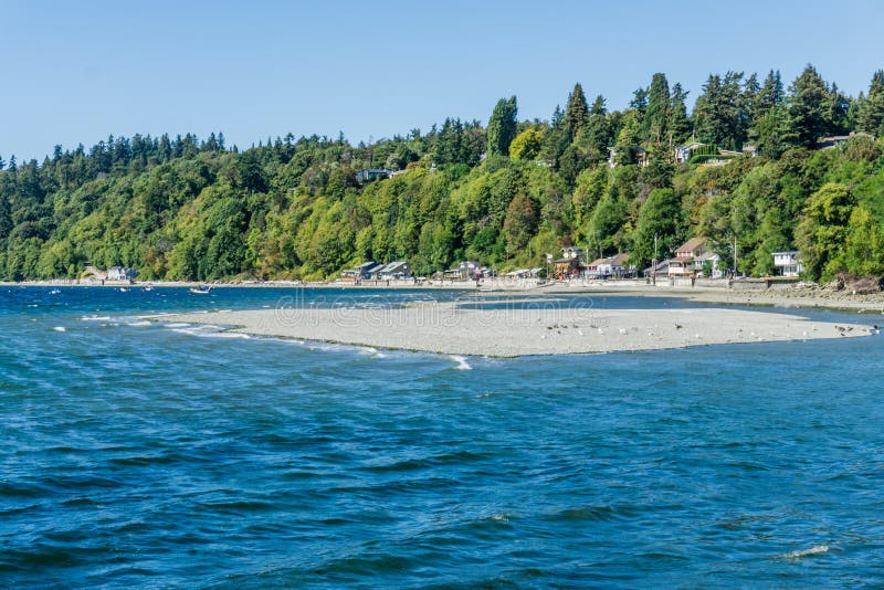 Washington Shoreline Landscape 2 Stock Image - Image of shoreline ...