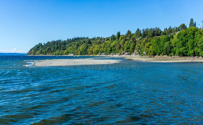Washington Shoreline Landscape 2 Stock Image - Image of shoreline ...