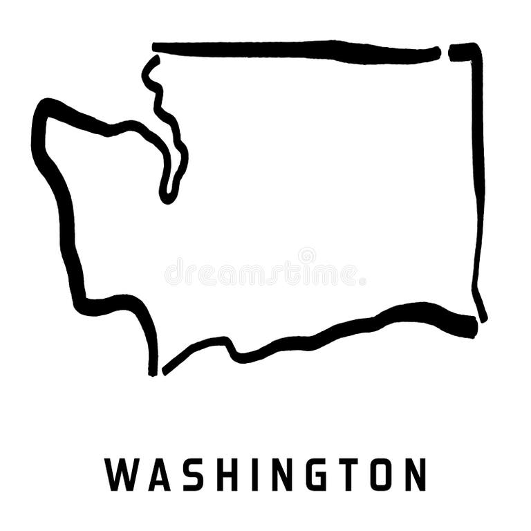 Washington State Outline Stock Illustrations – 9,979 Washington State ...