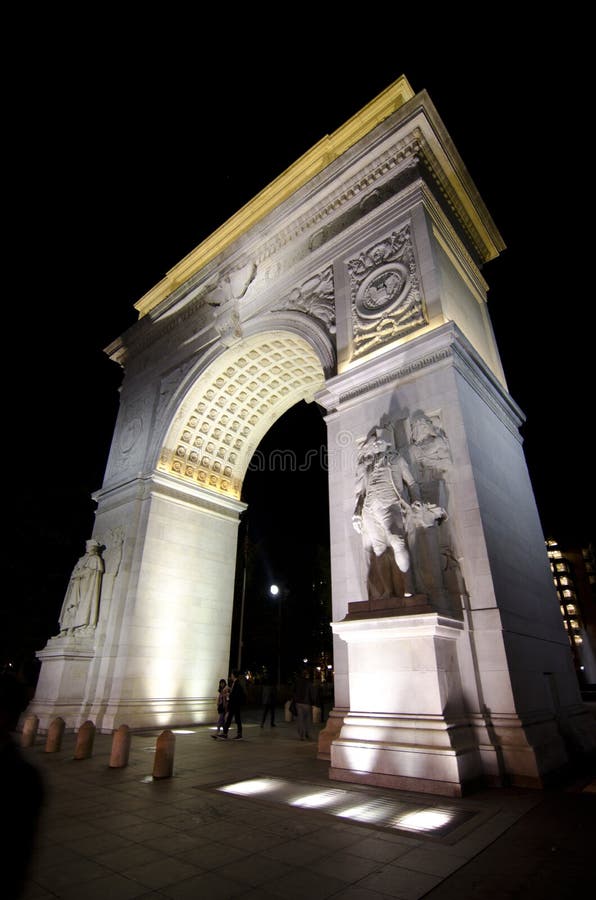 Washington Square Arch stock image. Image of architecture - 22614525