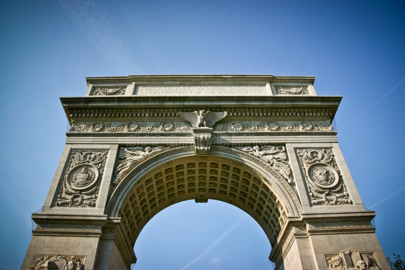 Washington Square Arch stock photo. Image of white, george - 29656390