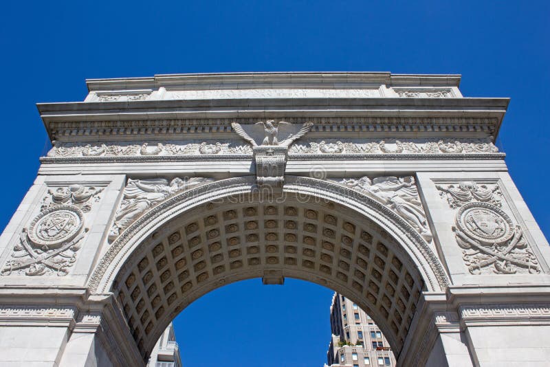 Washington Square Arch foto de stock. Imagem de arco - 36163294
