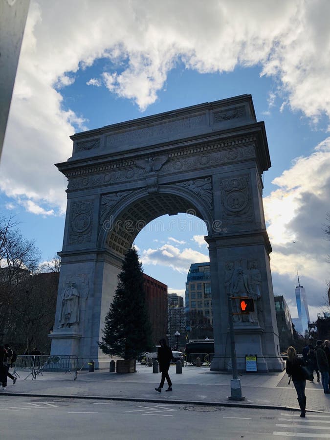 Washington Square Arch editorial image. Image of arch - 201438690